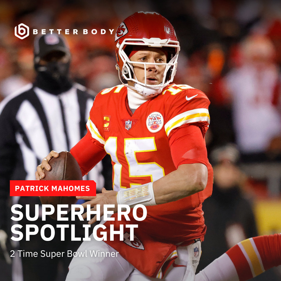 Superhero Spotlight: Patrick Mahomes – Better Body Equipment United ...