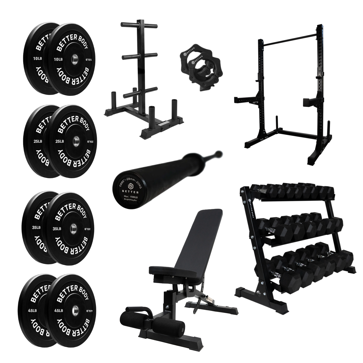Squat Racks for Home Gym | Premium Workout Equipment – Better Body ...