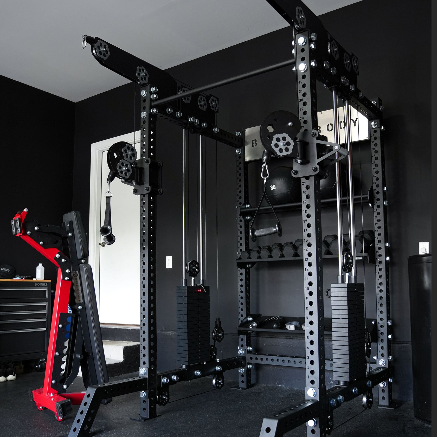 Power Rack with Arsenal Attachment | Better Body Equipment